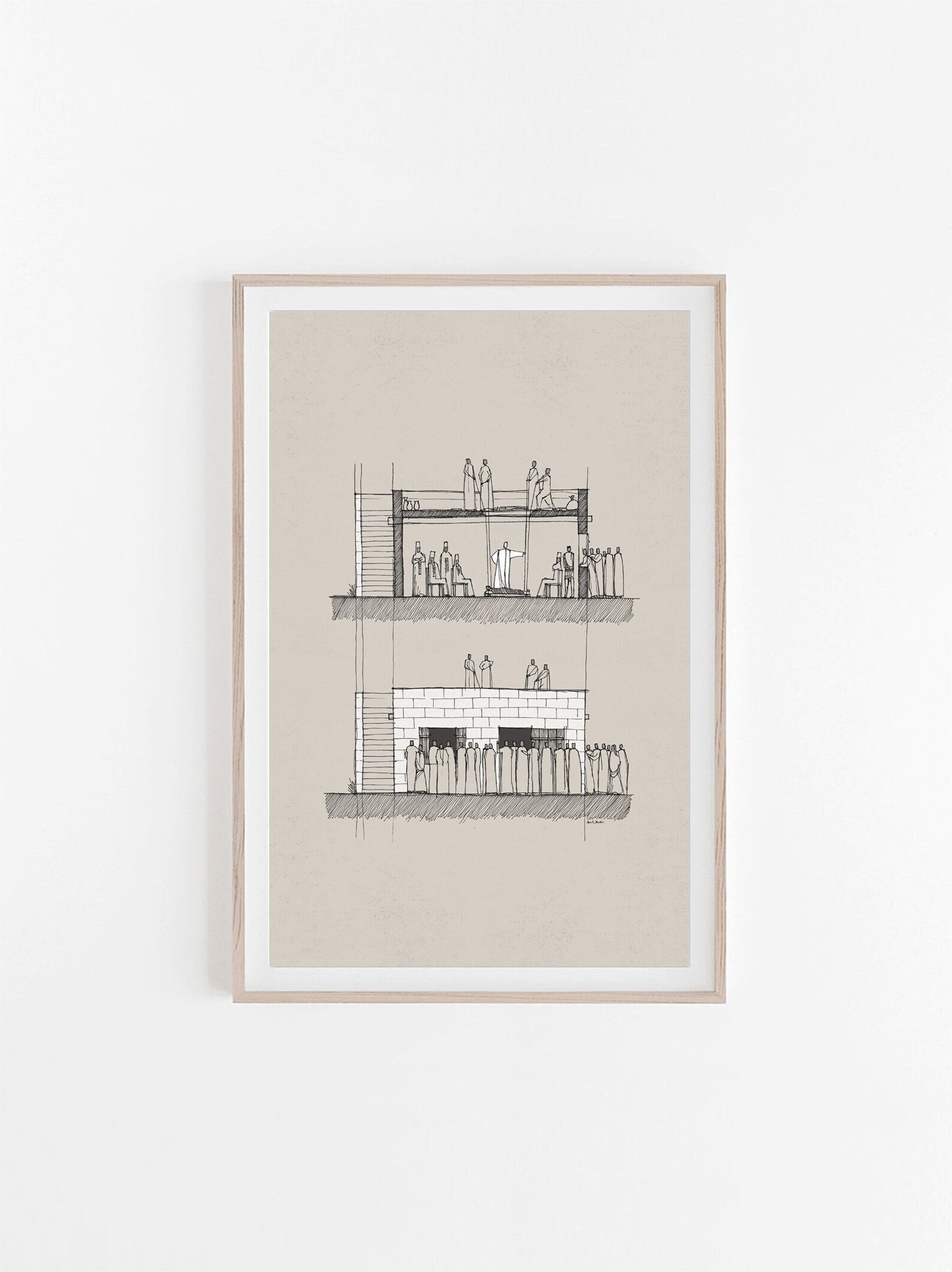 Paralytic Miracle DIGITAL PRINT Jesus Wall Art Healing - Etsy