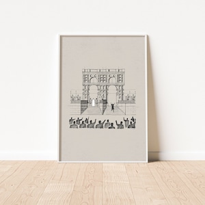 Jesus Before Pilate, DIGITAL PRINT!, Jesus Art Barabbas, Crucifixion ...
