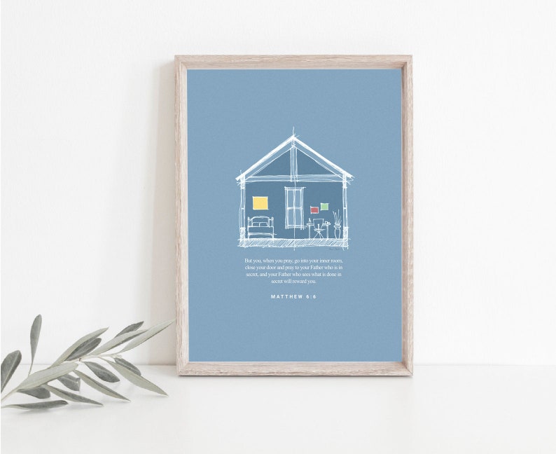 Inner Room Prayer Matthew 6 Private Prayer Room DIGITAL - Etsy