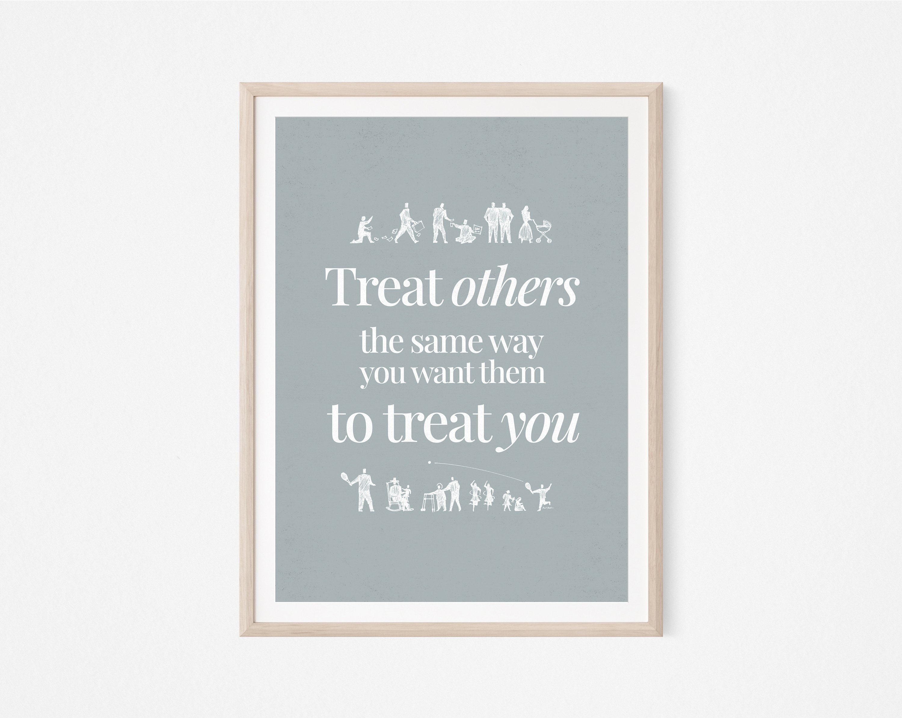 Golden Rule, DIGITAL PRINT, Treat Others, Do Unto Others, WALL Art ...