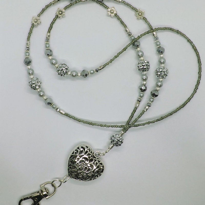Gray Lanyard - Etsy