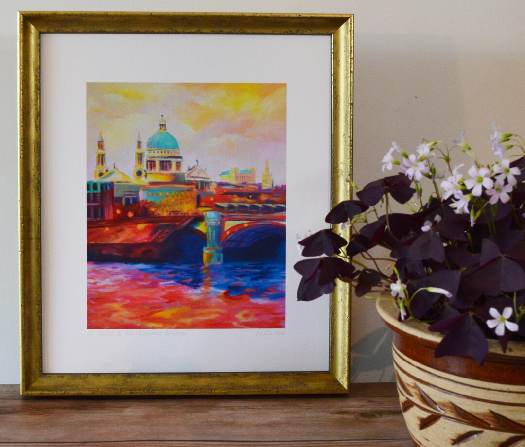 St Pauls Cathedral Anglican Art London Print British Gifts - Etsy