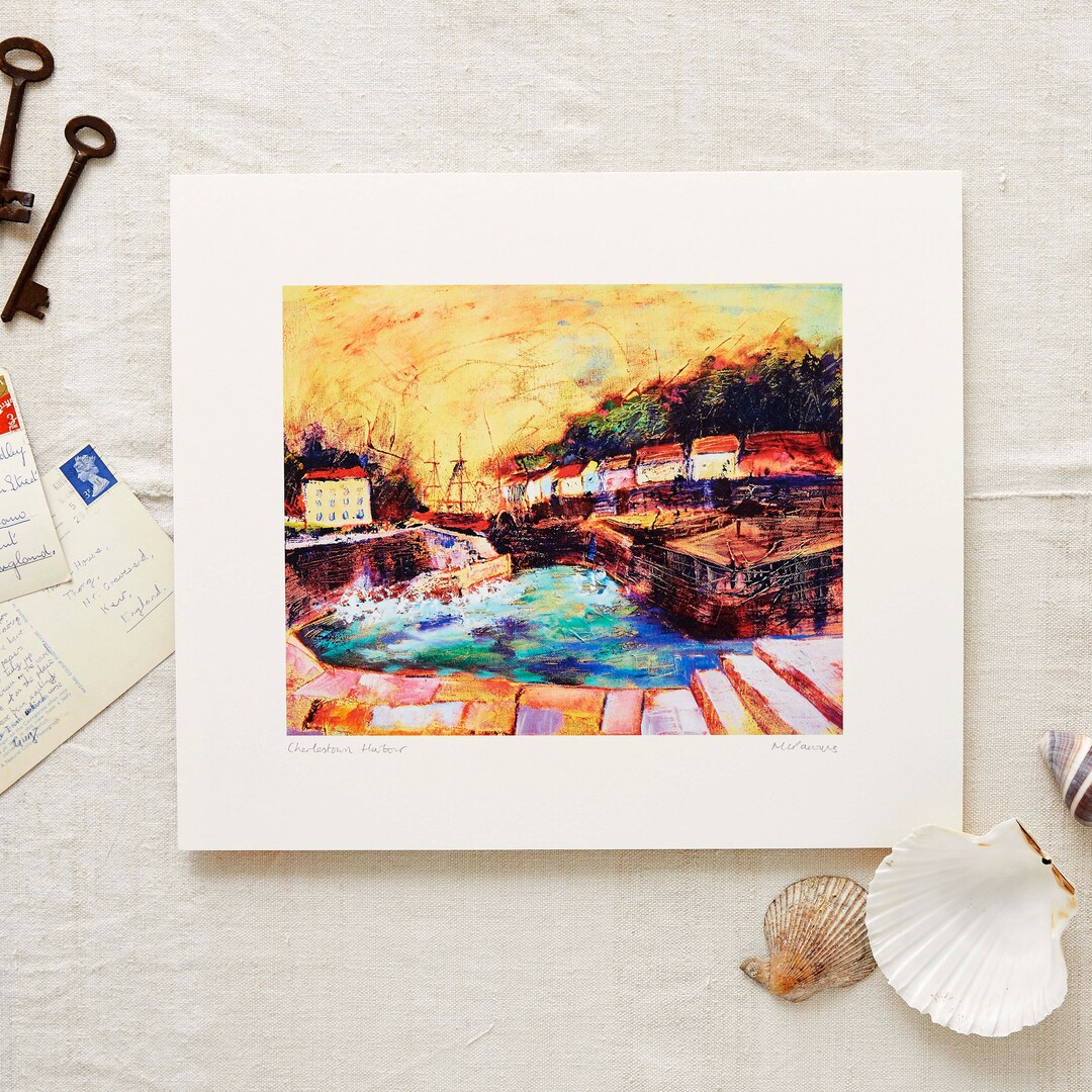 Cornwall England Print, British Decor, Coastal Decor Wall Art ...