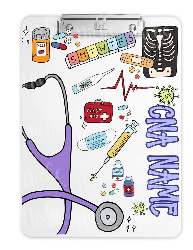 Custom Nurse Career Clipboard: Personalized Acrylic Stationery Gift - Etsy