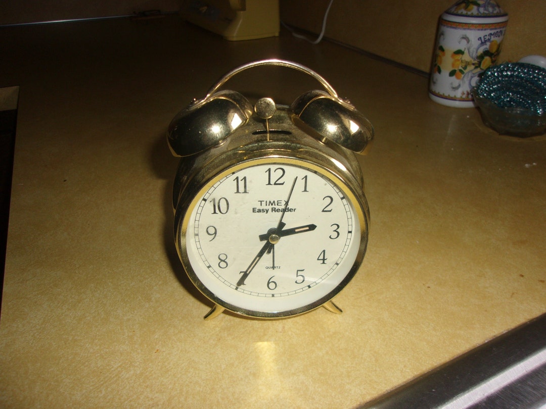 Timex Battery Operated Vintage Twin-bell Table Clock discounted - Etsy