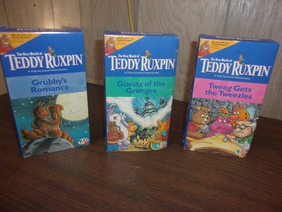 The New World of Teddy Ruxpin RARE VHS Video Tapes. Sold - Etsy