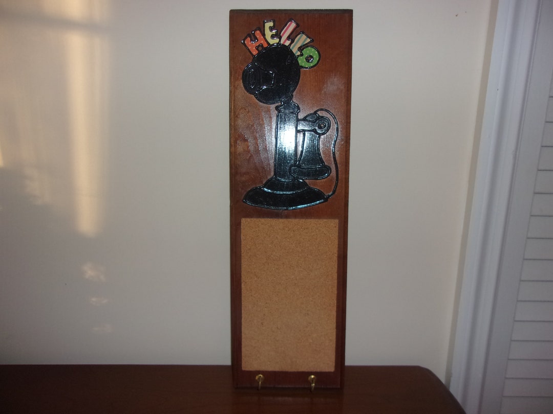 Vintage Solid Wood Message Board - Etsy