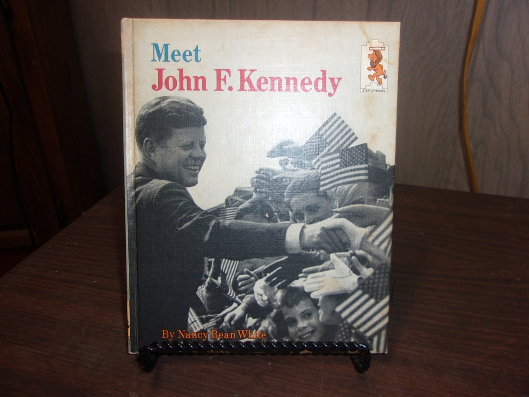 Meet John F. Kennedy by Nancy Bean White -- Hard Back - Etsy