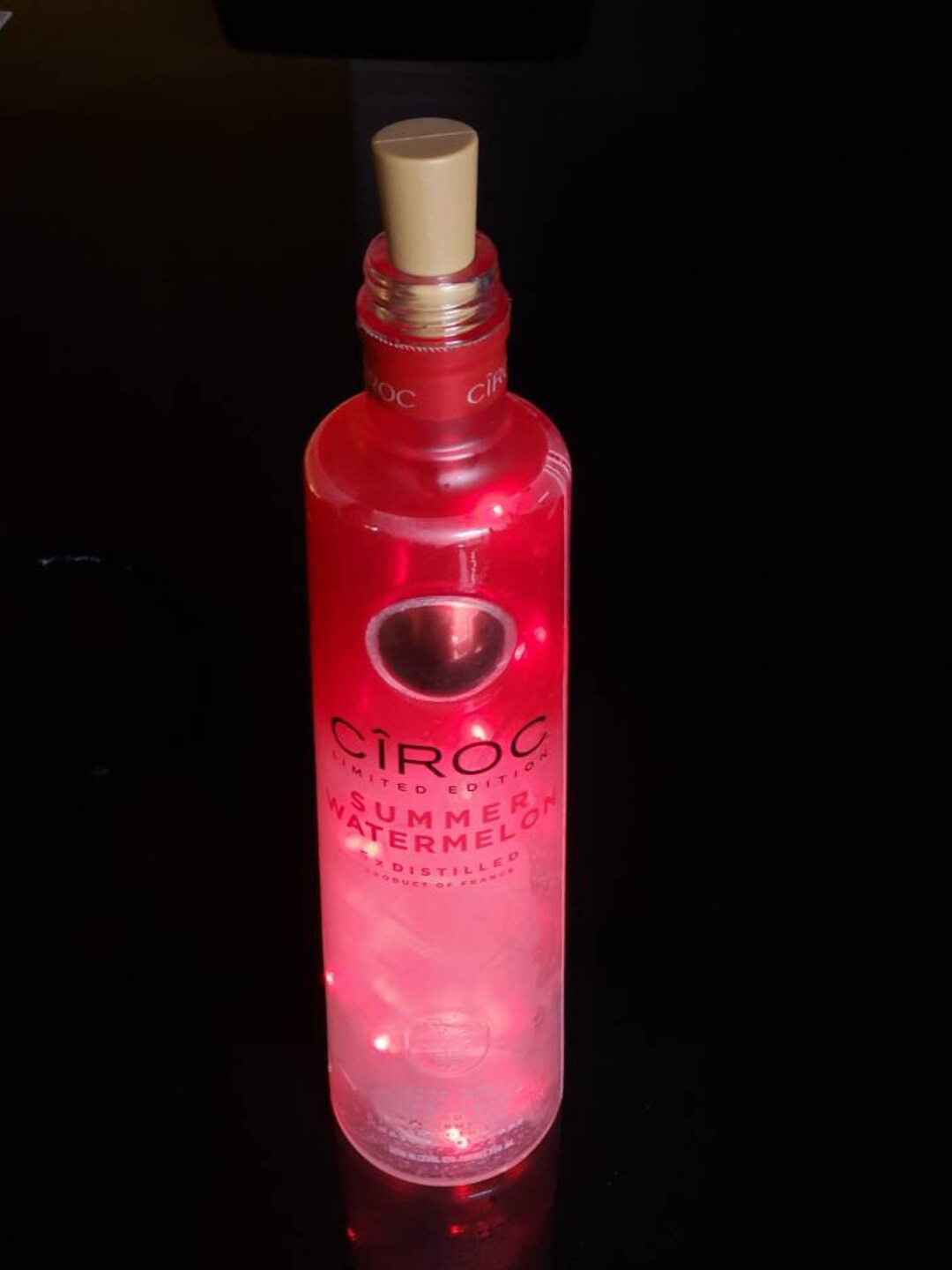 Ciroc Bottle Tiki Lamp: Starry LED Accent Light - Etsy