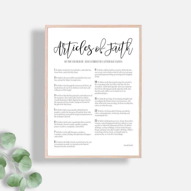 Faith Poster - Etsy