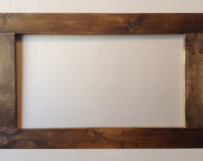 24x36 Rustic Wood Frame, Large Wood Frame, Large Rustic Wood Frame ...