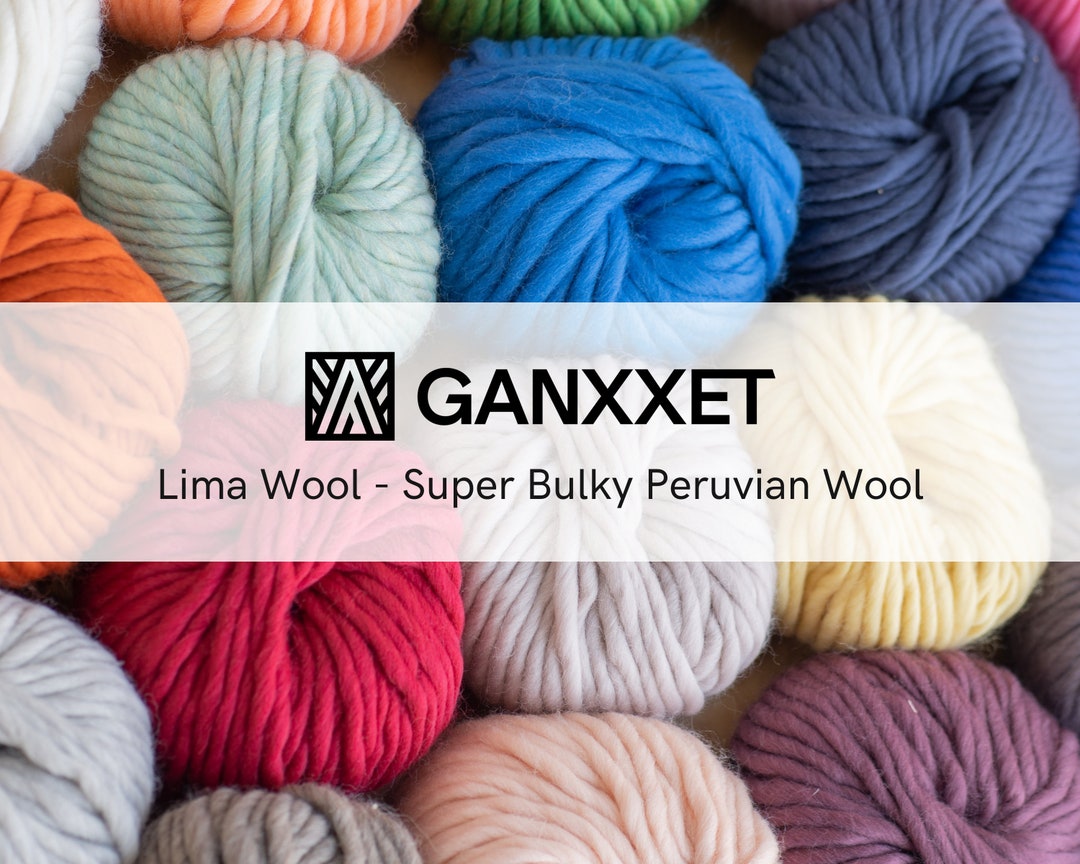 Lima Wool – Super Bulky Highland Peruvian Wool – Chunky Super Soft Yarn ...