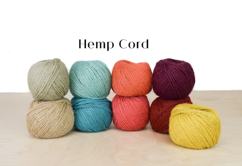 GANXXET Hemp Cord Hemp Twine Organic Hemp Yarn True Hemp - Etsy