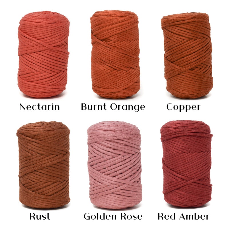 Cotton - Viscose Roll - 4mm Single Strand 328 Ft ; Macrame Earrings ...