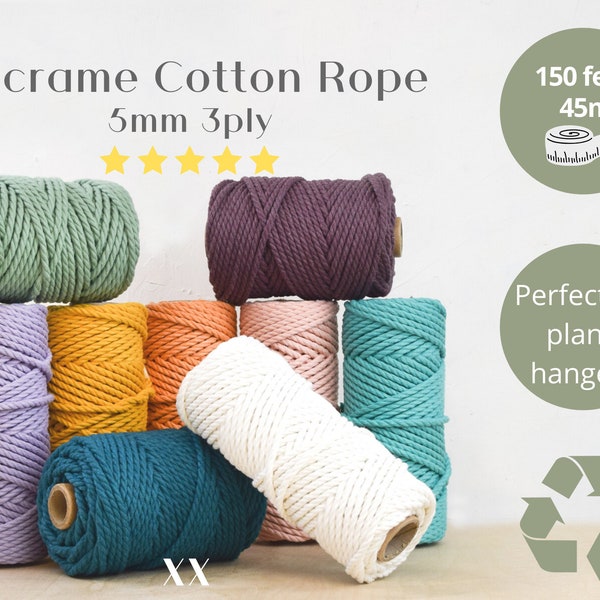 Macrame Cord 5mm - Etsy