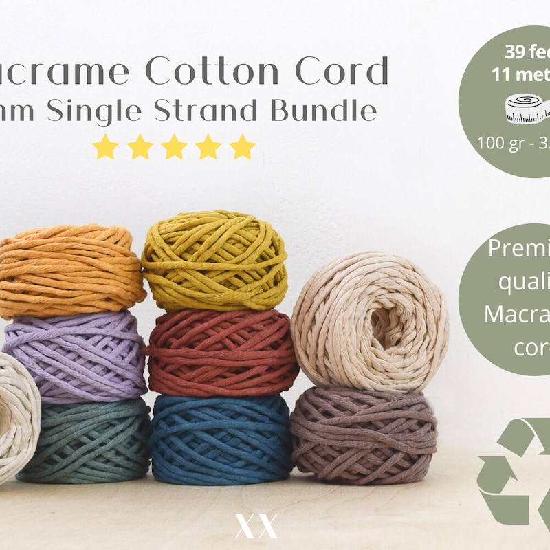 Bundles of Macrame Cord - Etsy
