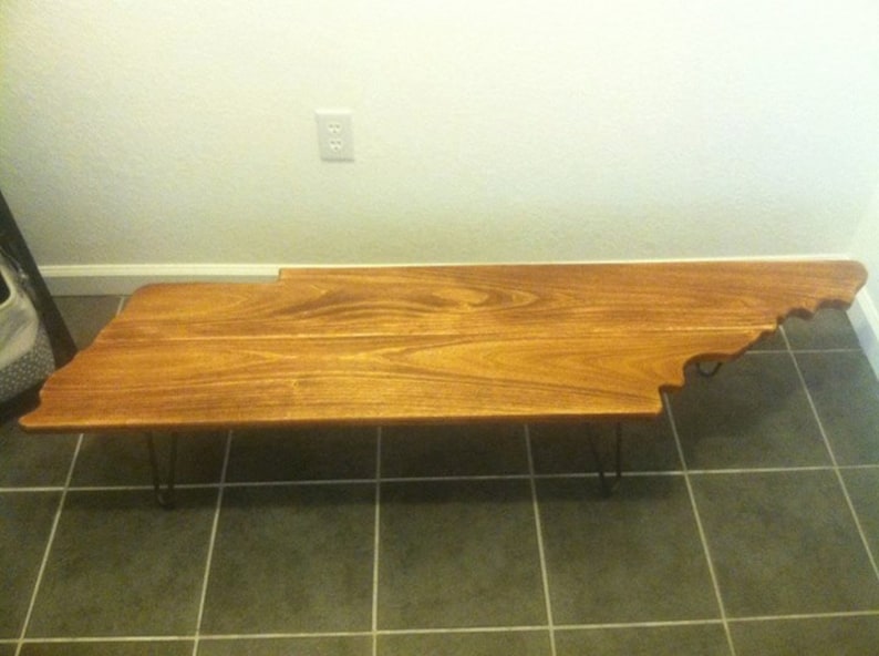 Tennessee Shaped Modern Coffee Table. Free Shipping - Etsy