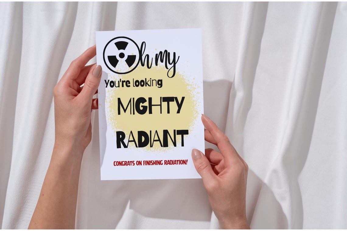 Last Day of Radiation Card - Digital Download - Etsy