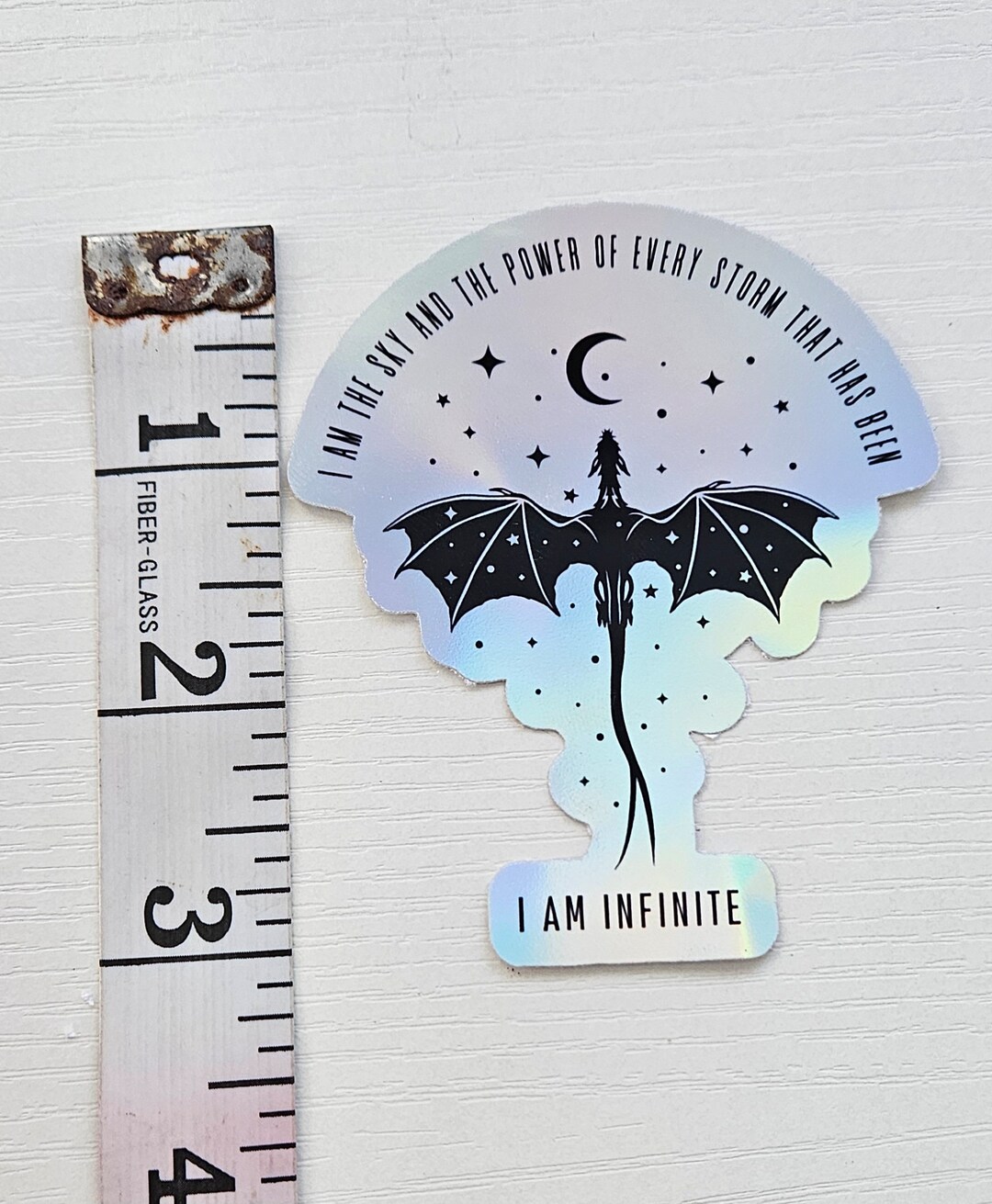 I Am Infinite Holographic Sticker - Etsy