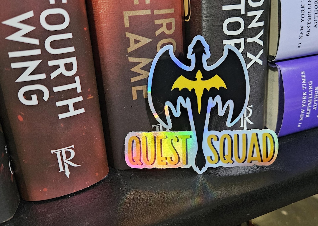 Quest Squad Bookish Sticker. - Etsy