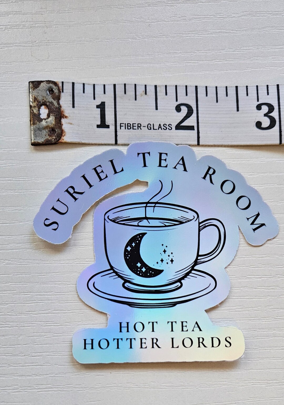 Suriel Tea Holographic Sticker - Etsy