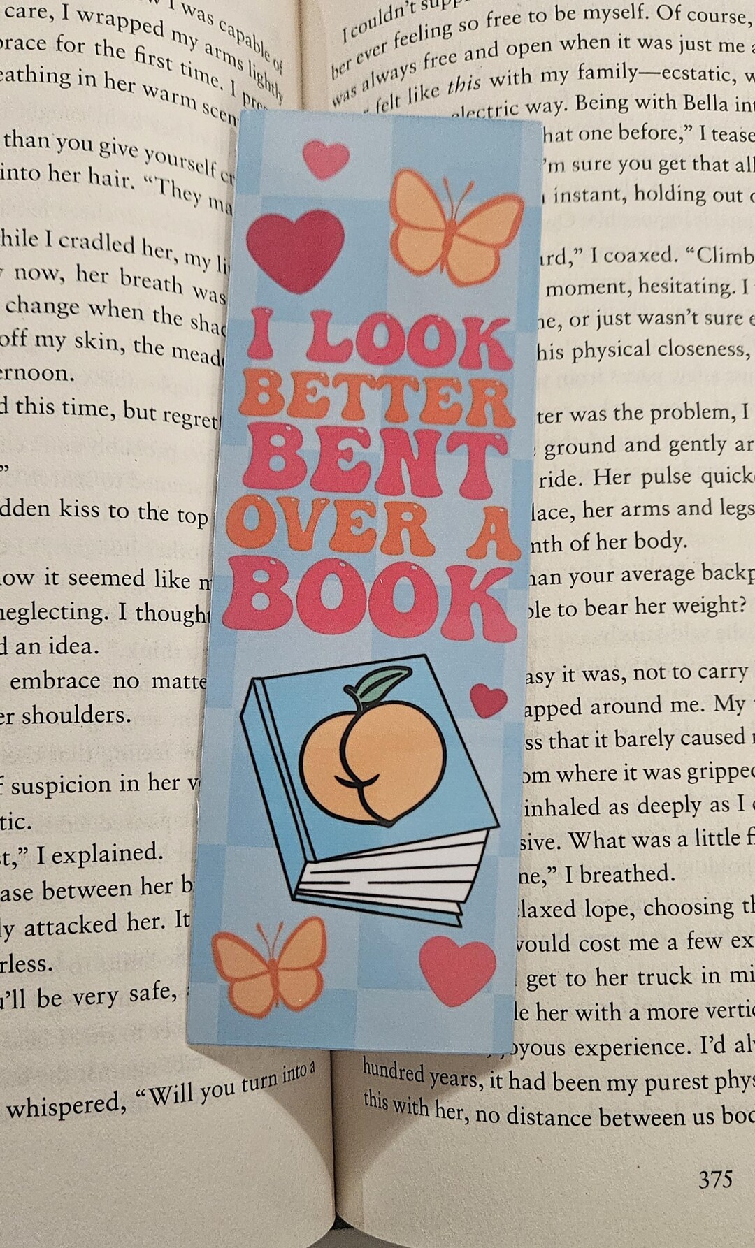 I Look Better Bent Over a Book Bookmark - Etsy