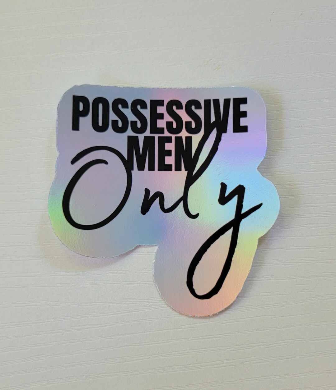 Possessive Men Only - Bookish Sticker - Etsy
