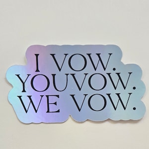 I Vow You Vow We Vow - Etsy