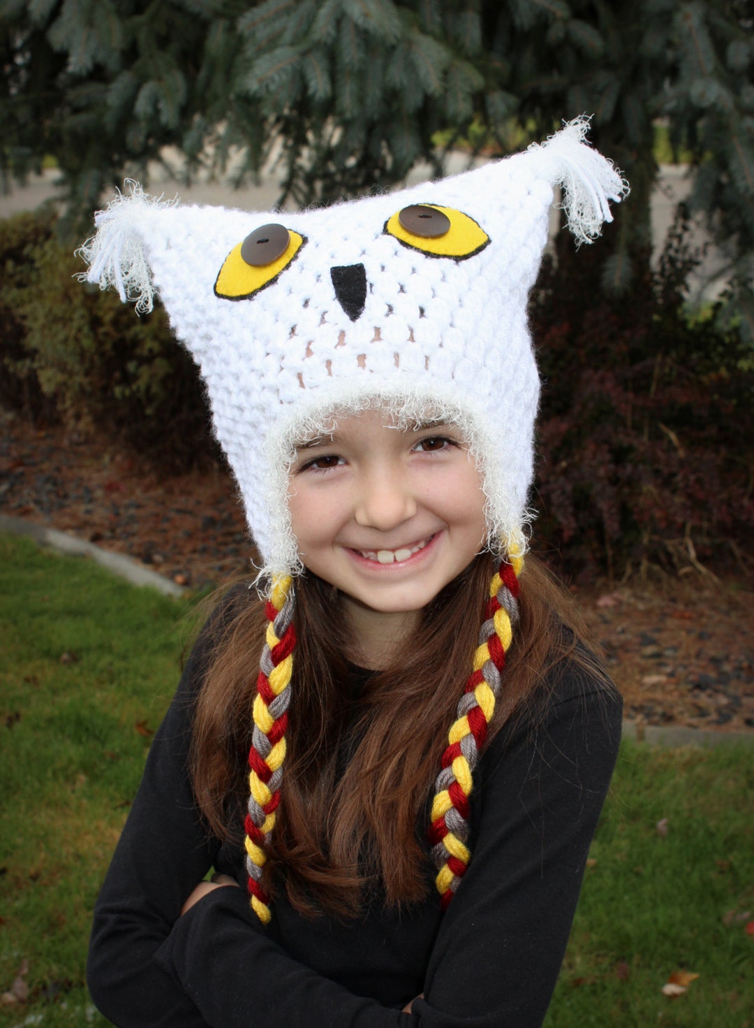 Crochet Hedwig the Owl Hat - Etsy