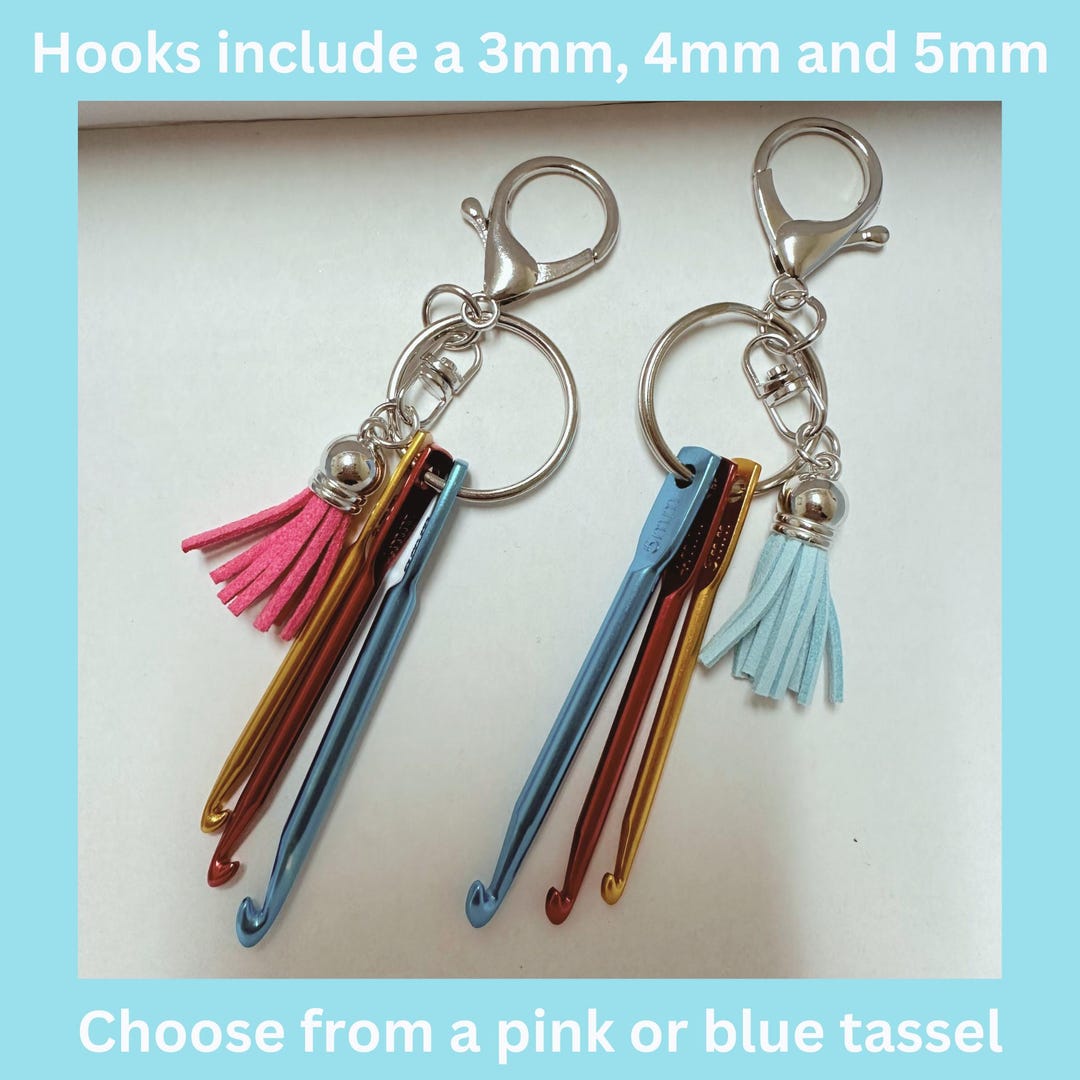 Crochet Hook Keychain, Mini Crochet Hooks, Portable Crochet Hooks, Gift ...