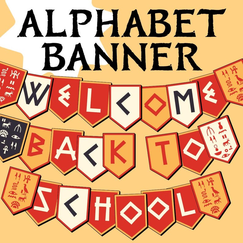 Egypt Decor Editable Bundle | Egypt Classroom Decor and Door Decor ...