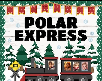 Polar Express Bulletin Board Kit | Christmas Bulletin Board | Christmas ...