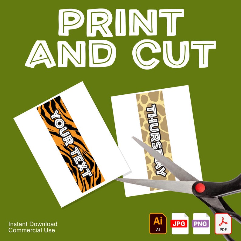 Safari 10 Drawer Rolling Cart Labels Safari Classroom Decor and Door ...