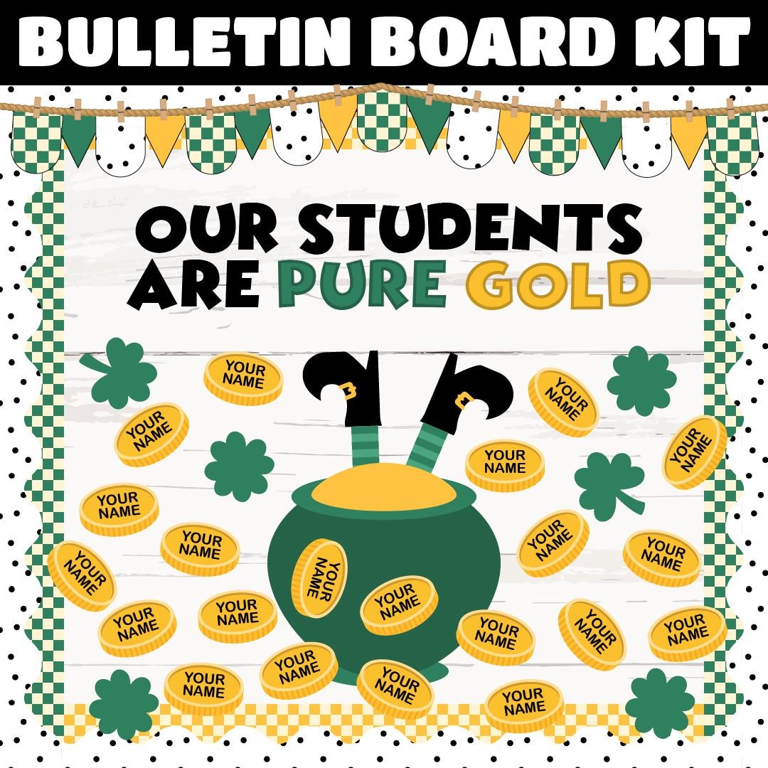 St. Patrick's Day Bulletin Board | March Bulletin Board | St. Patrick's ...