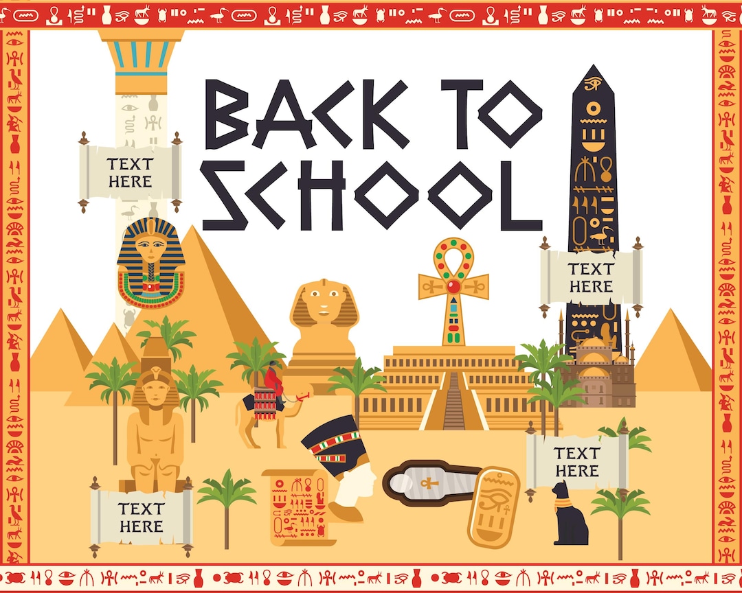 Egypt Bulletin Board Kit | Egypt Classroom Decor and Door Decor ...