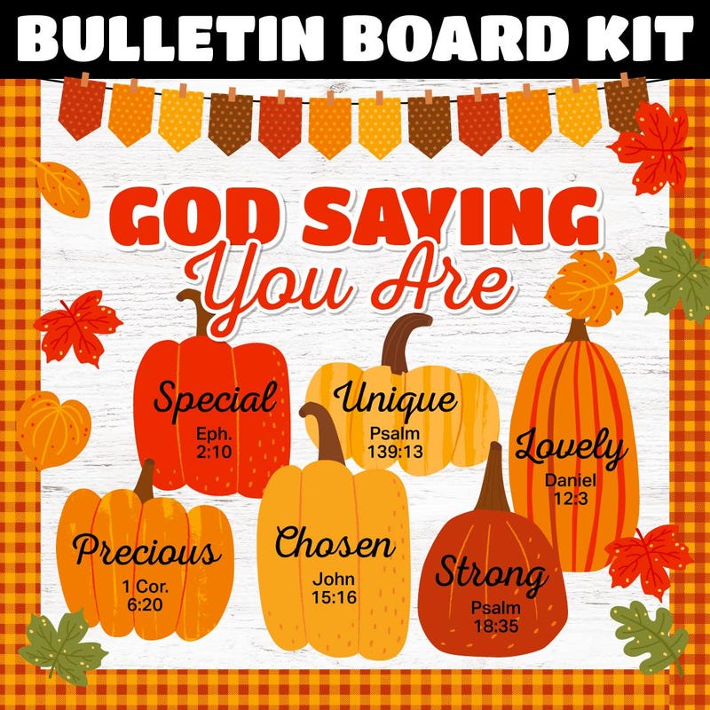 Fall Church Bulletin Boards - Etsy