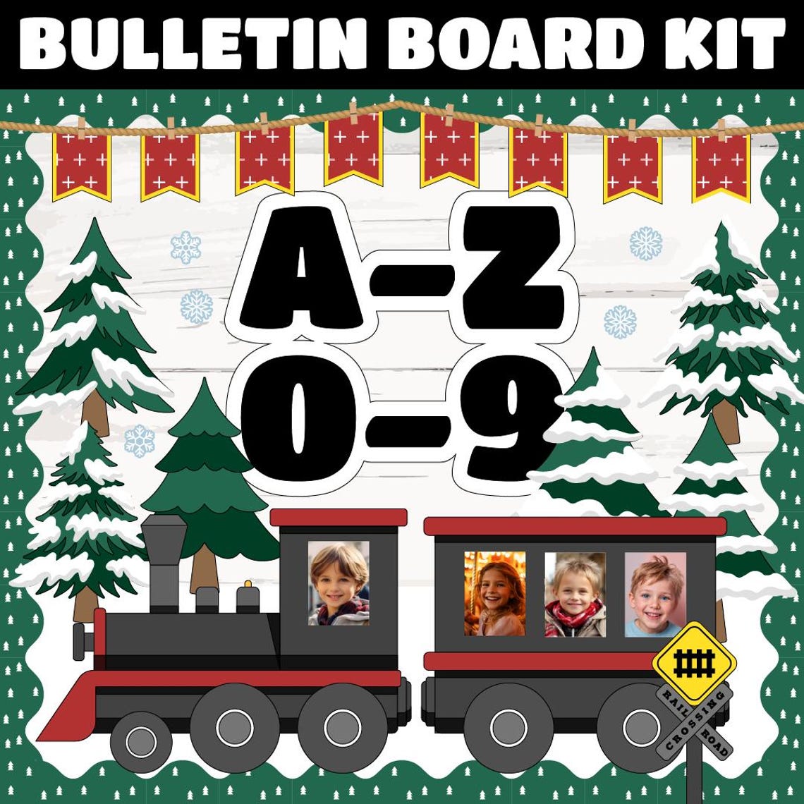 Polar Express Bulletin Board Kit | Christmas Bulletin Board | Christmas ...