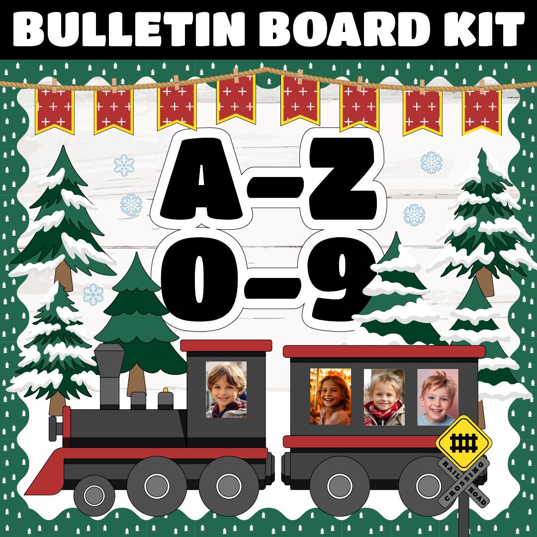 Polar Express Bulletin Board Kit | Christmas Bulletin Board | Christmas ...