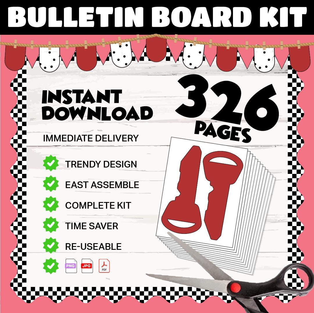 Keys to a Healthy Heart Bulletin Board Kit | Valentine's Day Bulletin ...