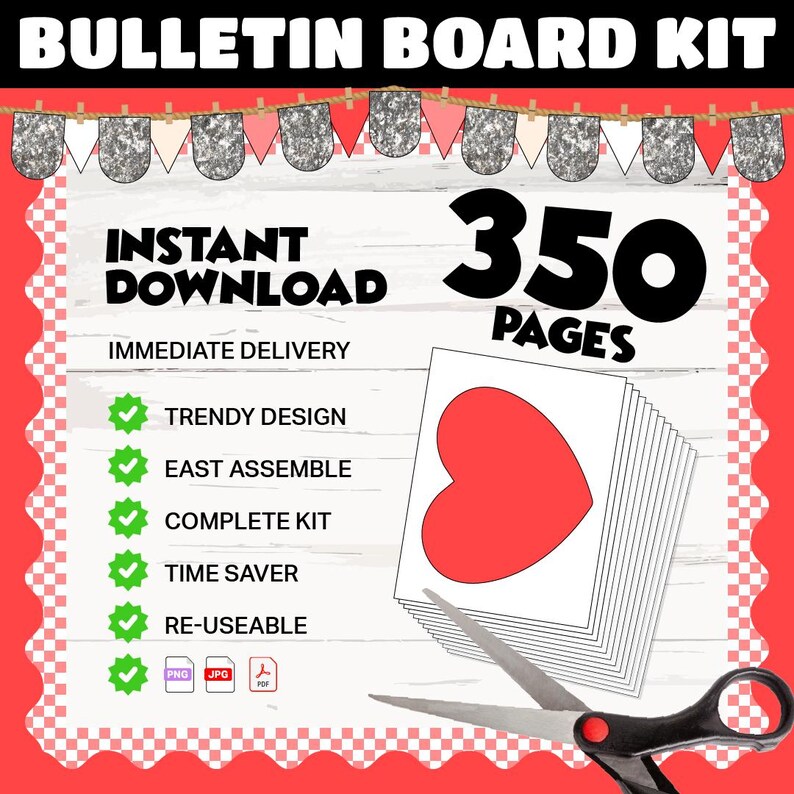 Love Potion Bulletin Board Kit | Valentine's Day Classroom Decor ...