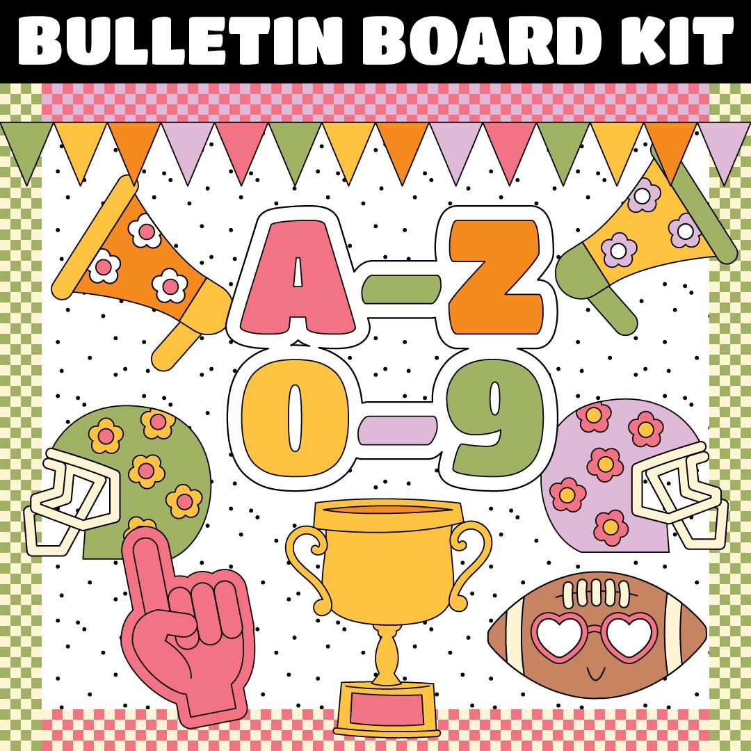 Football Bulletin Board Kit | Classroom Decor and Door Decor | Sports ...