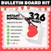 Hugs and Kisses | Valentine's Day Bulletin Board Kit | Classroom, Door ...