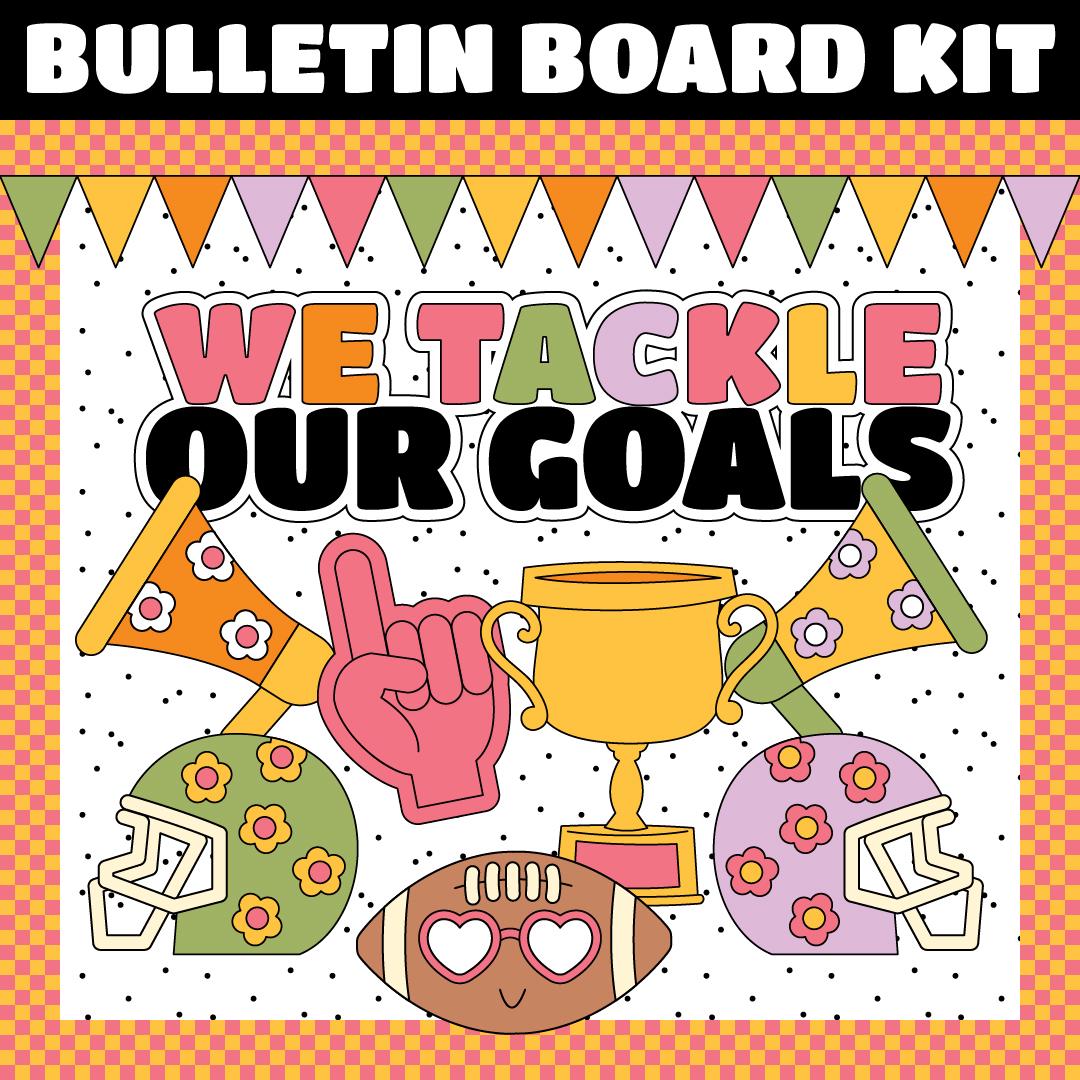 Football Bulletin Board Kit | Classroom Decor and Door Decor | Sports ...