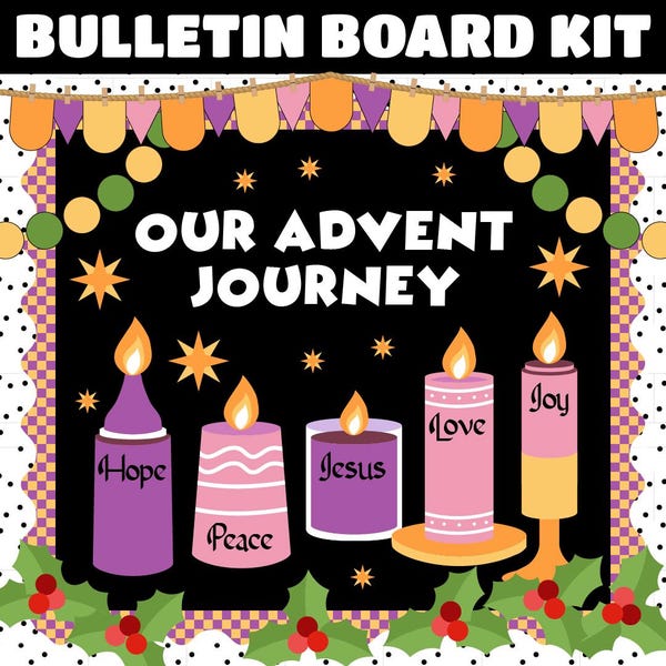 Advent Bulletin Board - Etsy