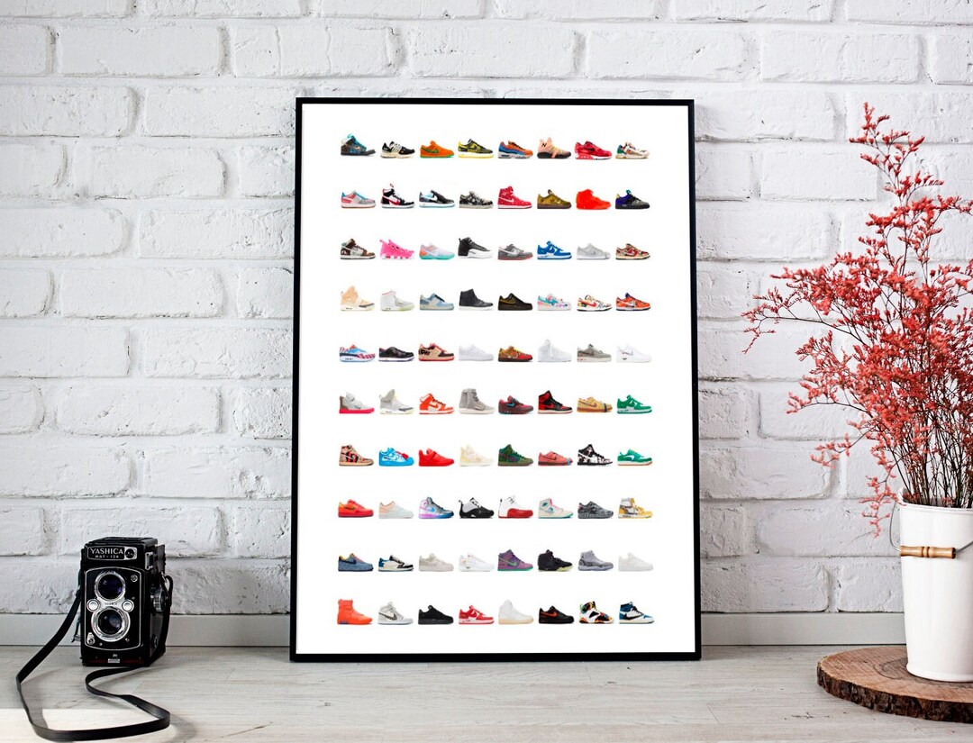 Nike, Jordan, Dunk Sneaker Poster Downloadable, Printable, Scalable ...