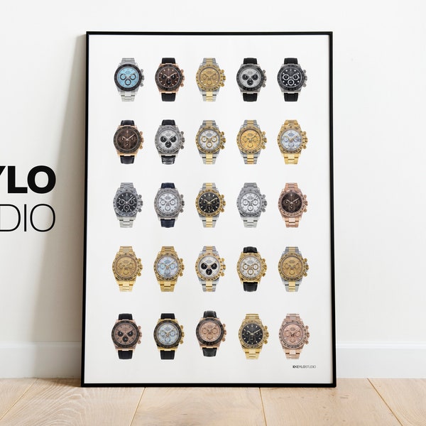 Rolex Print - Etsy