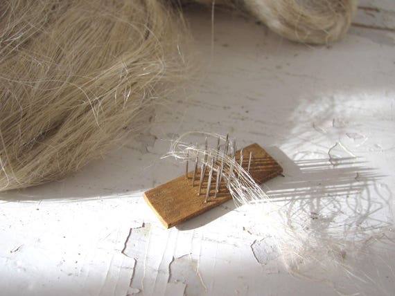 Flax Hackle Flax Hetchel Linen Flax Comb 1:12 Scale - Etsy