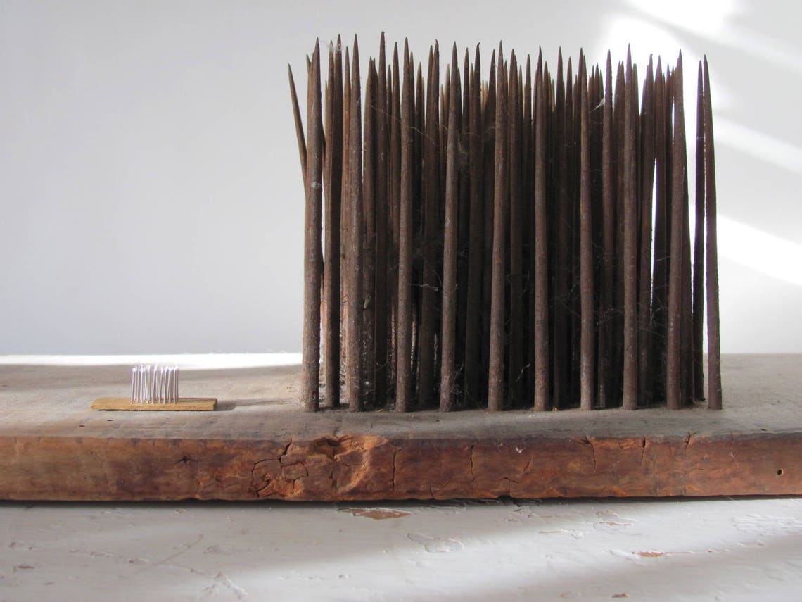 Flax Hackle Flax Hetchel Linen Flax Comb 1:12 Scale - Etsy