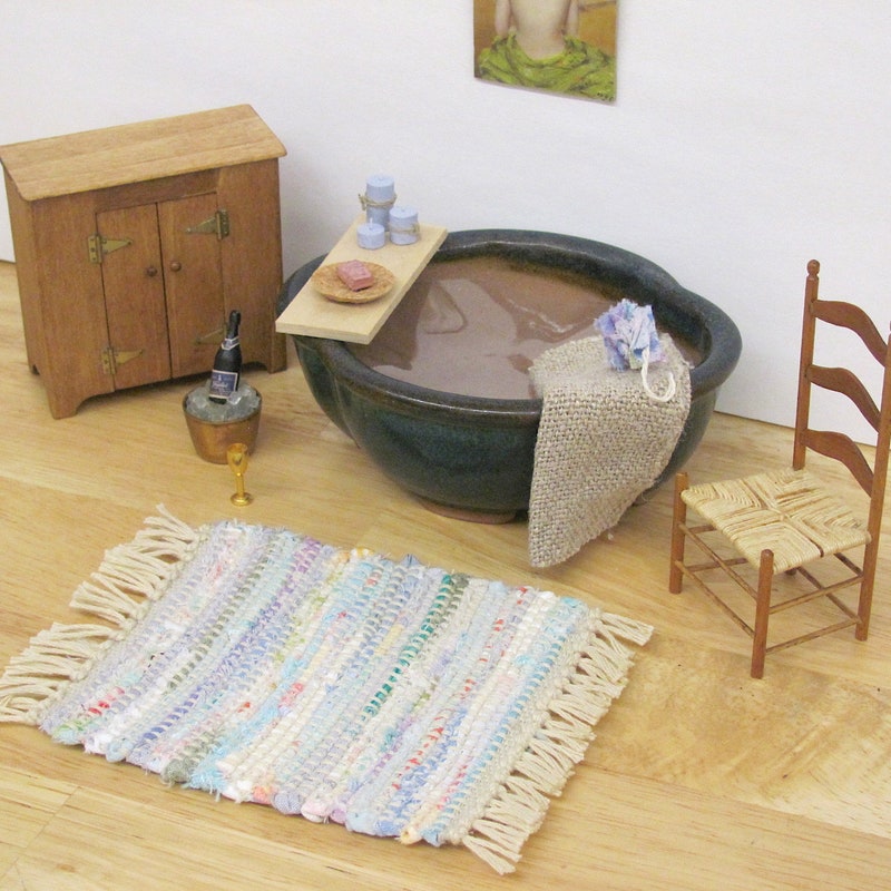 Pink Dollhouse Rug - Etsy