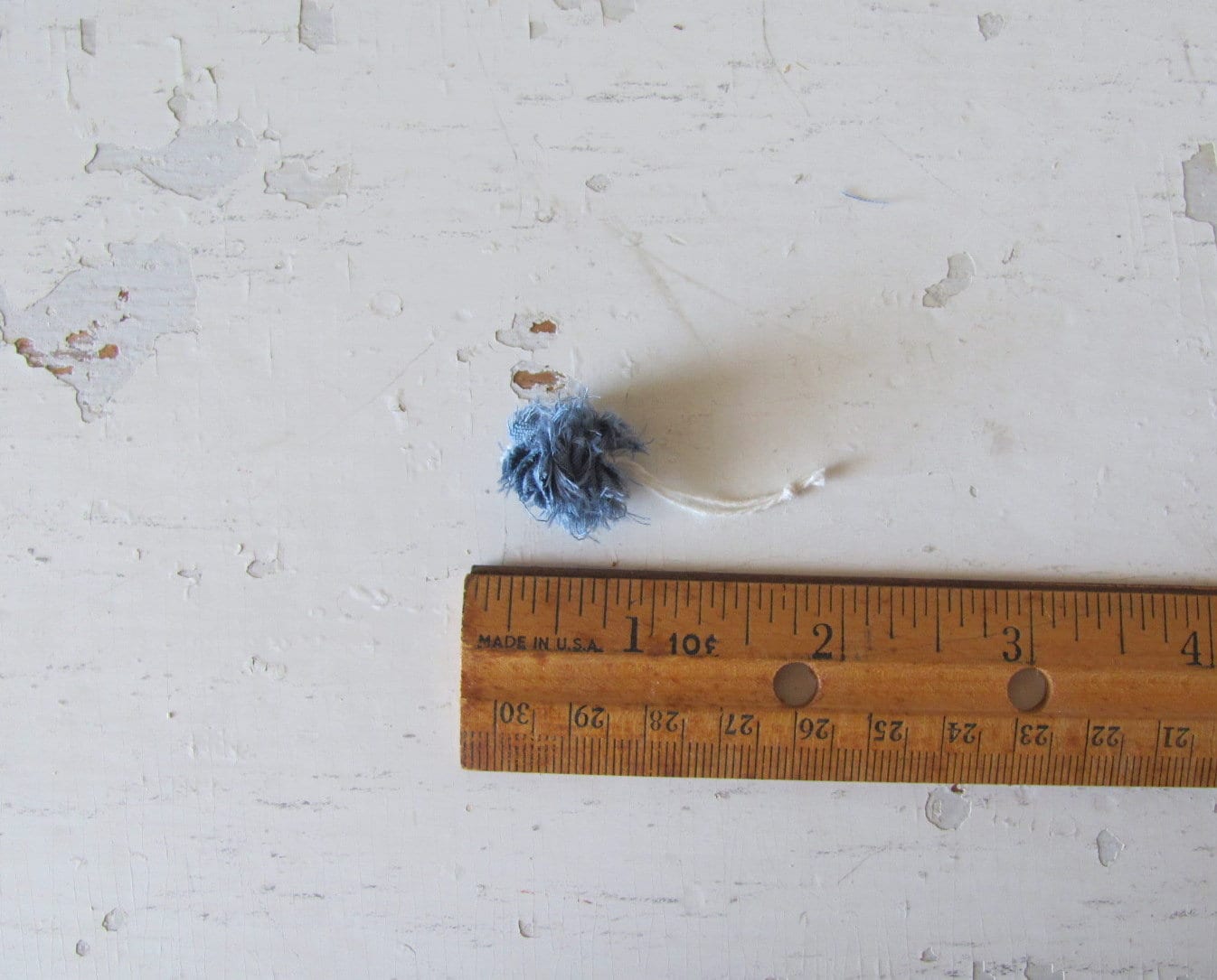 1:12 Dollhouse Miniatures Shower Pouf, Cloth Bath Poof, Artisan ...
